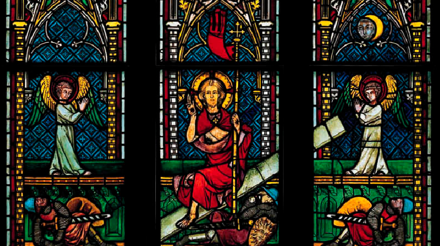 Christliche Geschichten als Comic verpackt: Glasmalereien in der Kirche ...